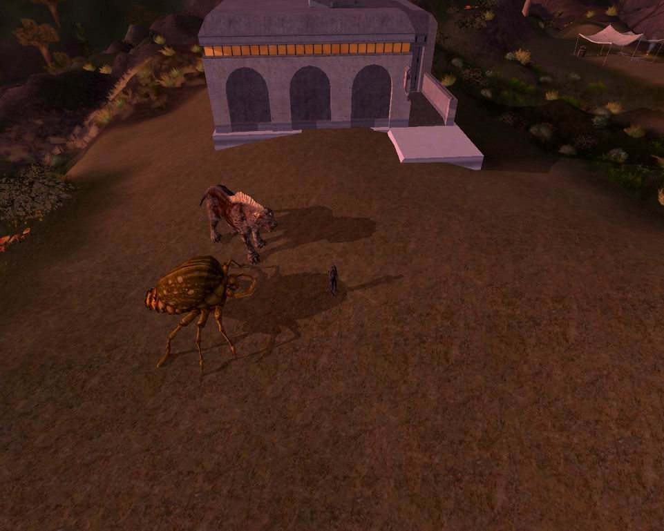 Keikai and his pets during the Star Wars: Galaxies beta